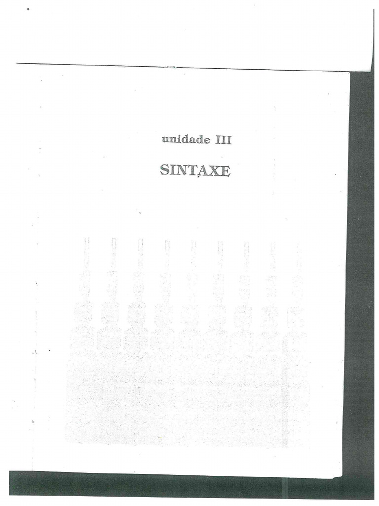 Sintaxe - Nicola | PDF
