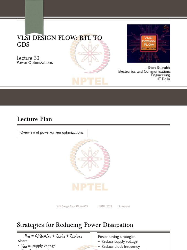 Lecture 30 | PDF | Electronics | Electronic Engineering Lecture 30 | PDF | Electronics | Electronic Engineering