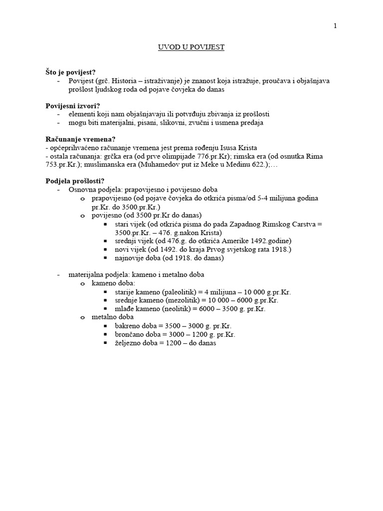 Povijest | PDF