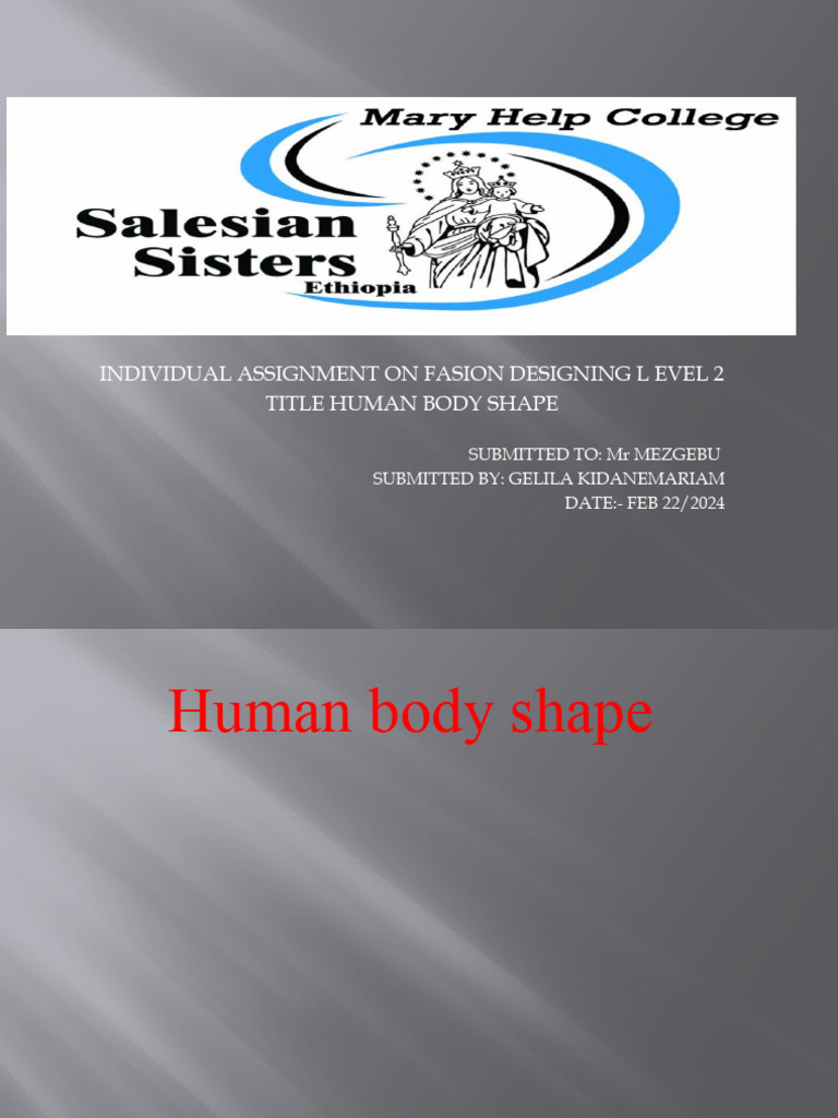 Gelila Assignment | PDF | Shape | Body Shape