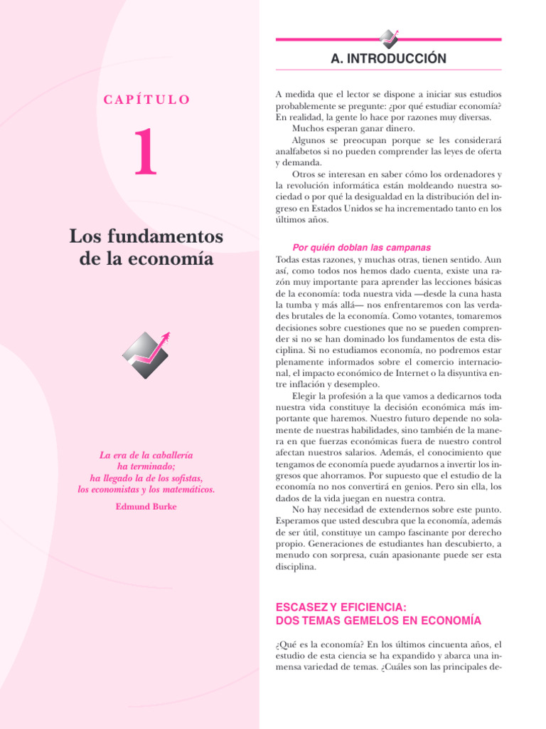 Los Fundamentos de La Economı A: Capi Tulo | PDF | Sociedad | Bienes