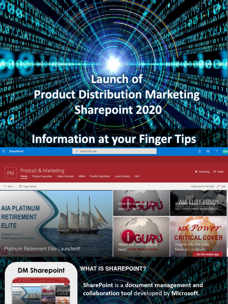 How To Set Up DM SharePoint | PDF | Safari (Web Browser) | Software