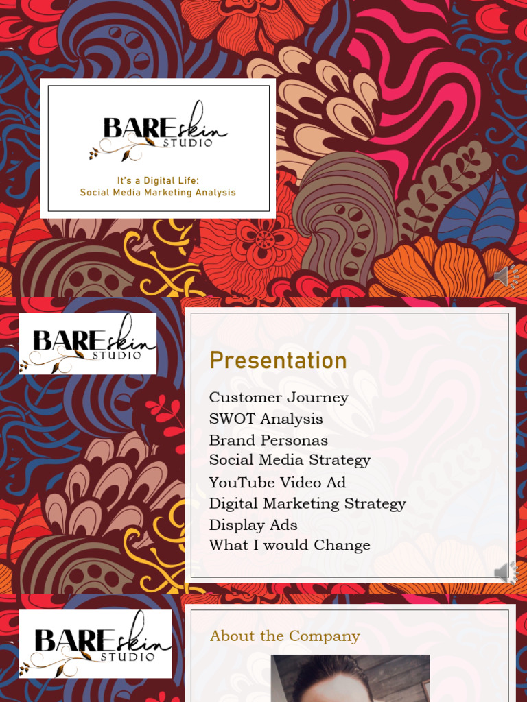 Bare Skin Studio Final Presentation | PDF