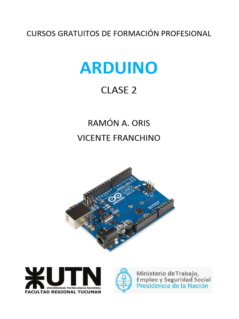 Arduino - Clase 2 | PDF | Resistor | Corriente eléctrica Arduino - Clase 2 | PDF | Resistor | Corriente eléctrica