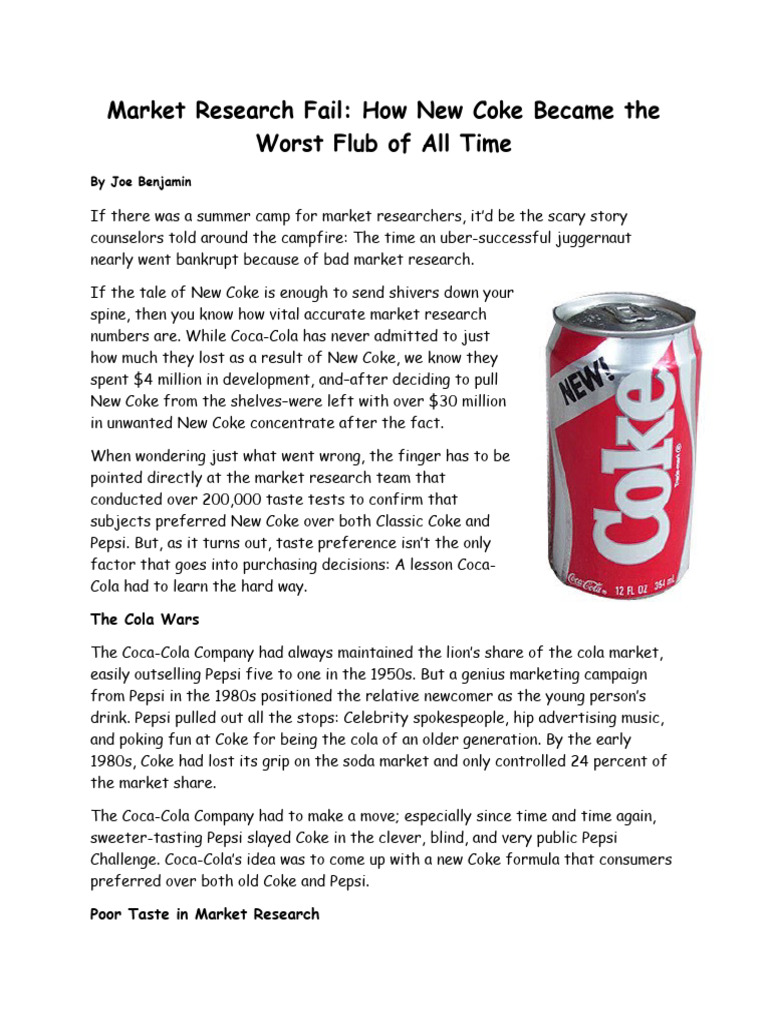 Coke Article | Download Free PDF | Coca Cola | The Coca Cola Company