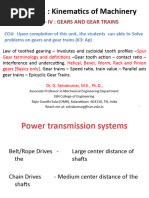 Spur Gear Design and Nomenclature | PDF
