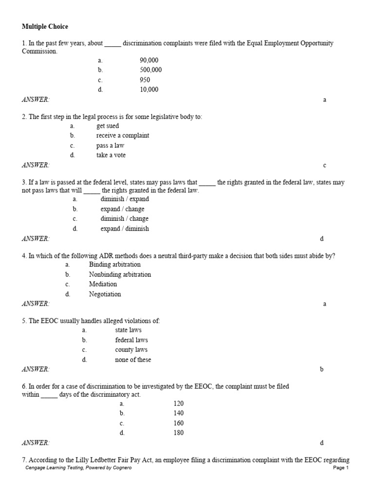 Chapter - 03 - Legal - Issues - in - Employee - Selection | PDF ...