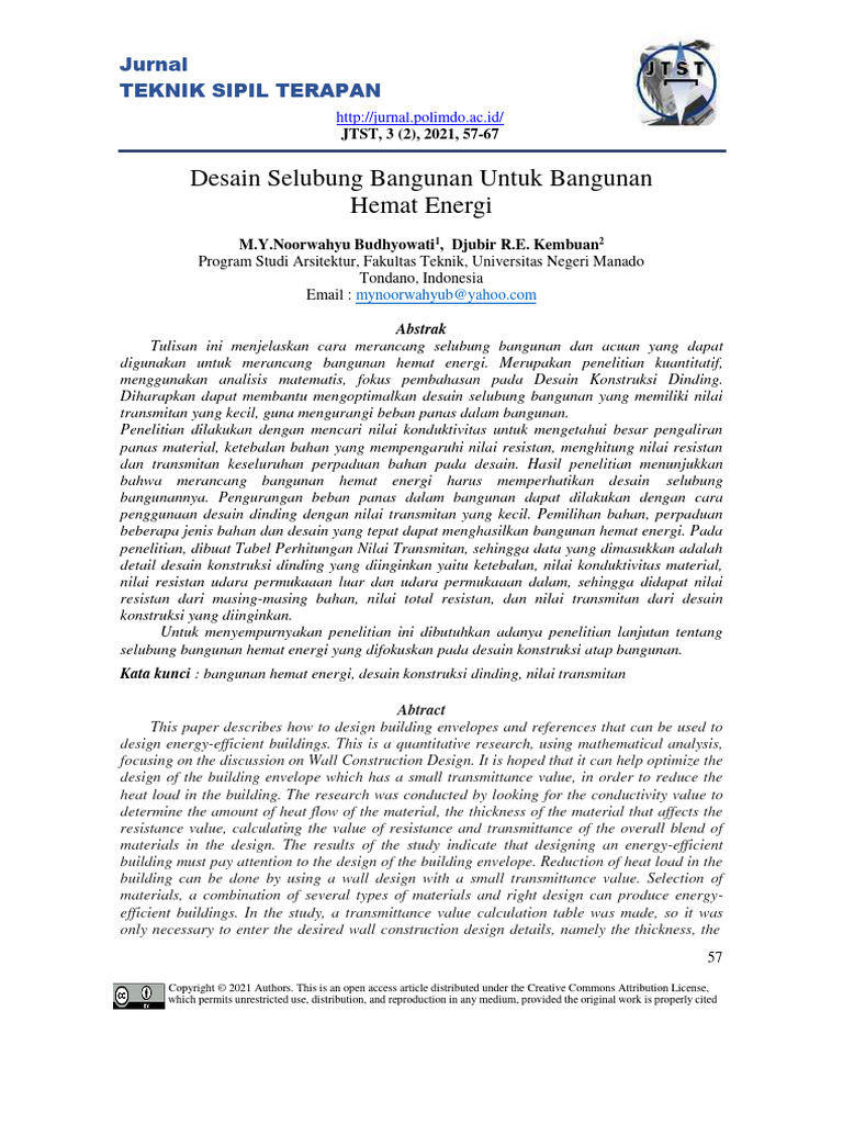Desain Selubung Bangunan Untuk BangunanHematEnergi | PDF | Seni | Sains ...