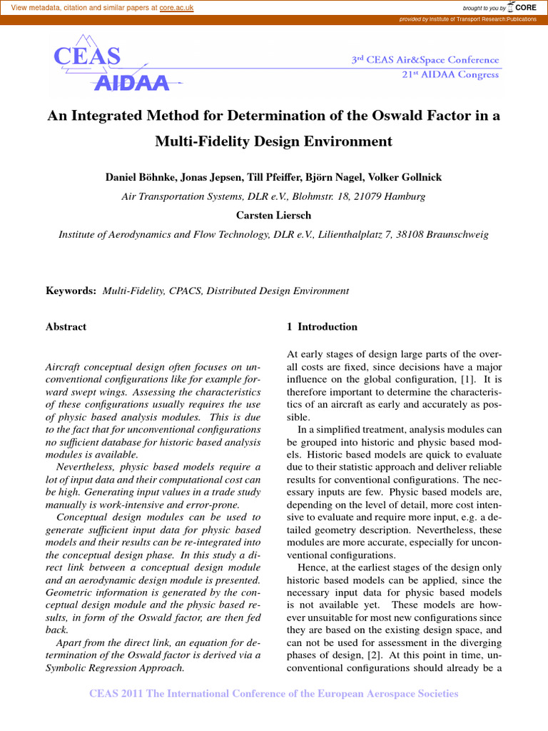 Aerodynamics in Aircraft Design | PDF | Drag (Physics) | Regression ...