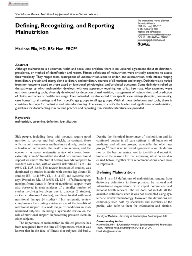 elia-2017-defining-recognizing-and-reporting-malnutrition | PDF ...