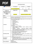 Panduan Praktik Klinis (PPK) Spesialis Saraf LBP (Low Back Pain) | PDF