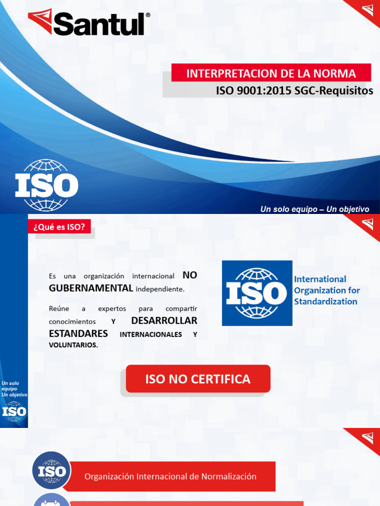 Interpretación de La Norma ISO | PDF | Iso 9000 | Gestión de la calidad