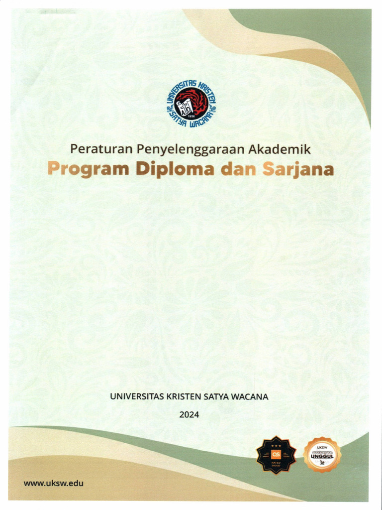 2024 PR 002 - Peraturan Akademik Program Diploma & Sarjana | PDF