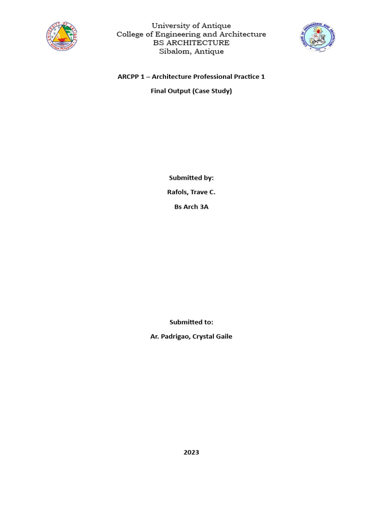 Arcpp Case Study - Edited | PDF | Accessibility | Stairs