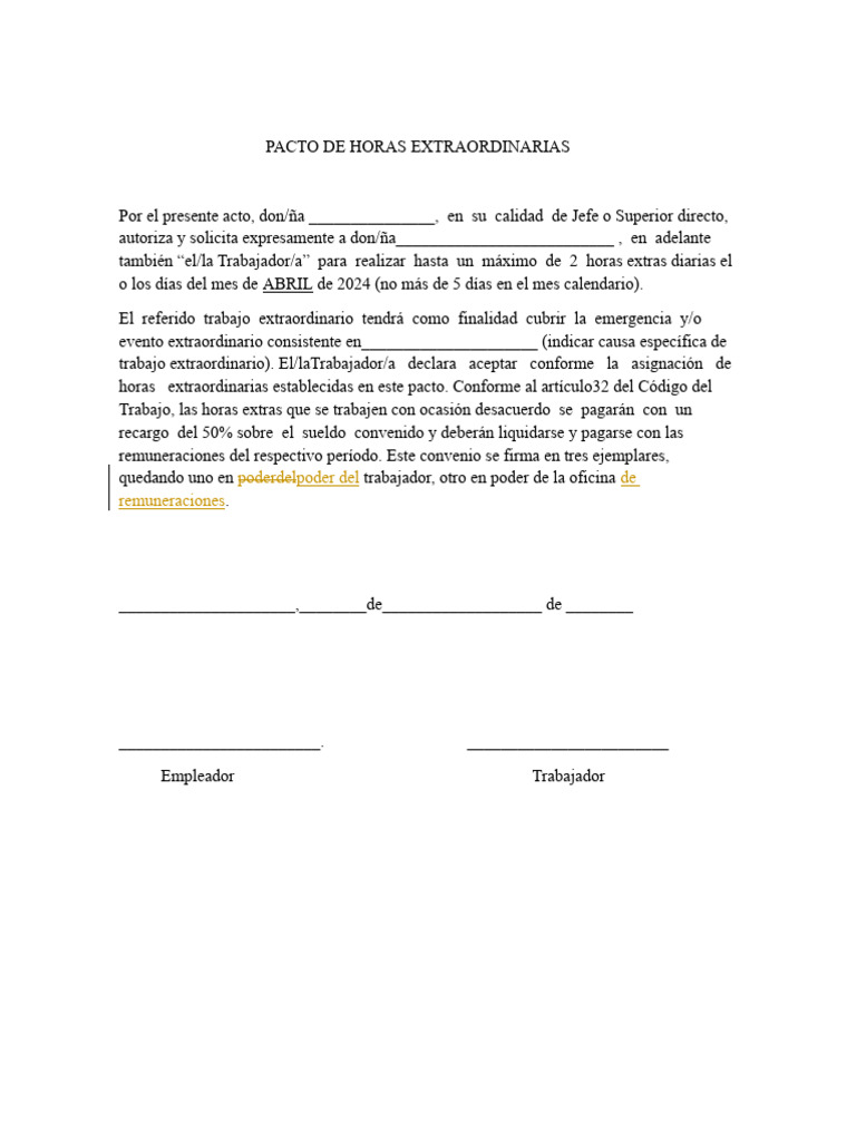 Requerimiento 8 (Pato de Horas Extras) | PDF