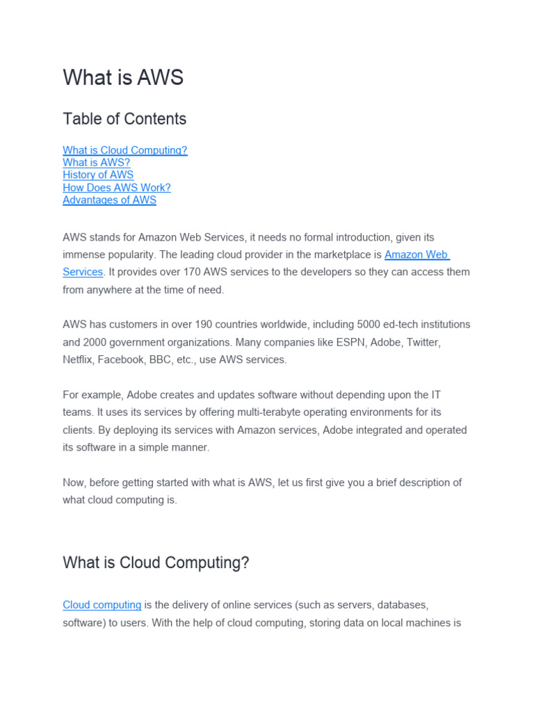 Aws 1 Pdf Cloud Computing Amazon Web Services