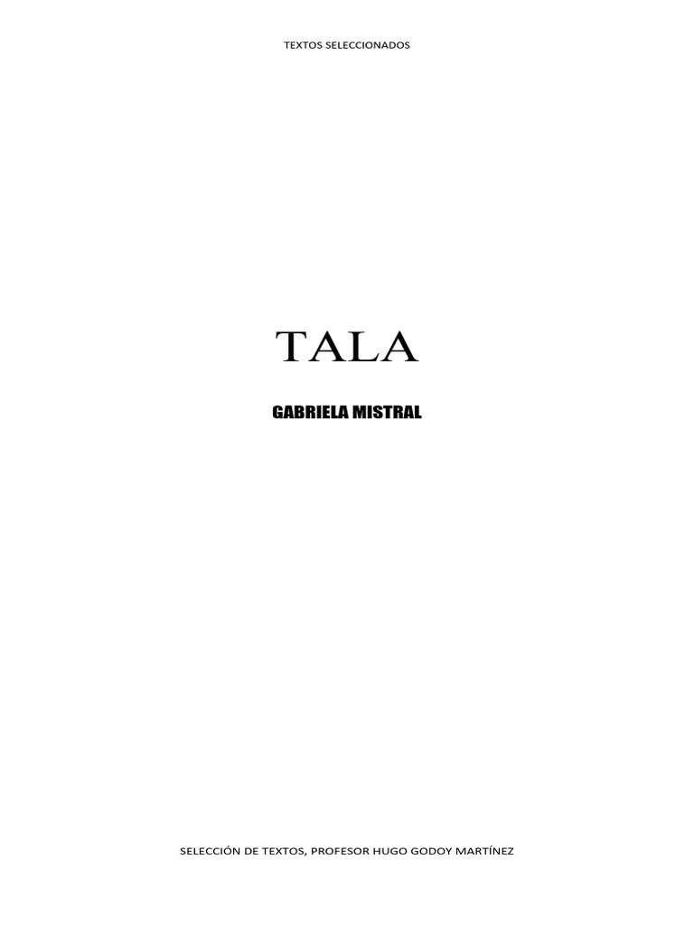 Textos Seleccionados Tala - GM | PDF