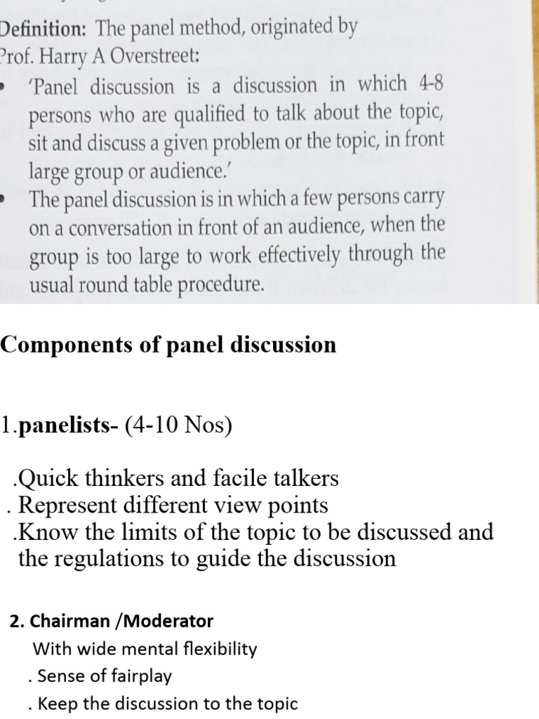 Panel Discussion | PDF | Language Arts & Discipline