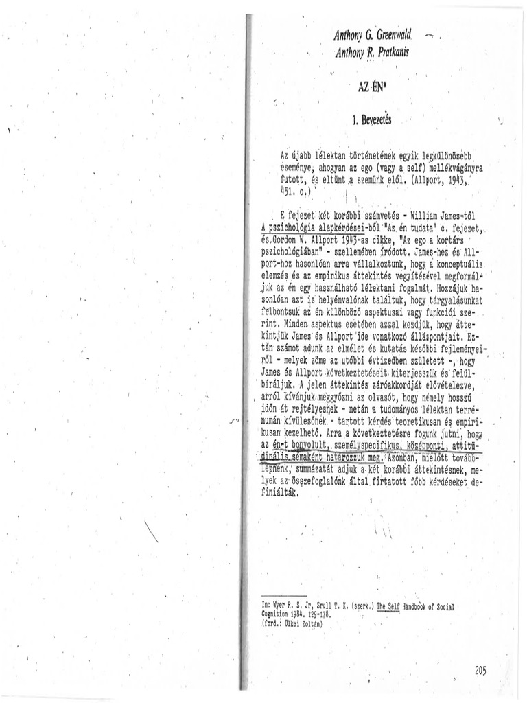 Greenwald Pratkanis Cikk | PDF