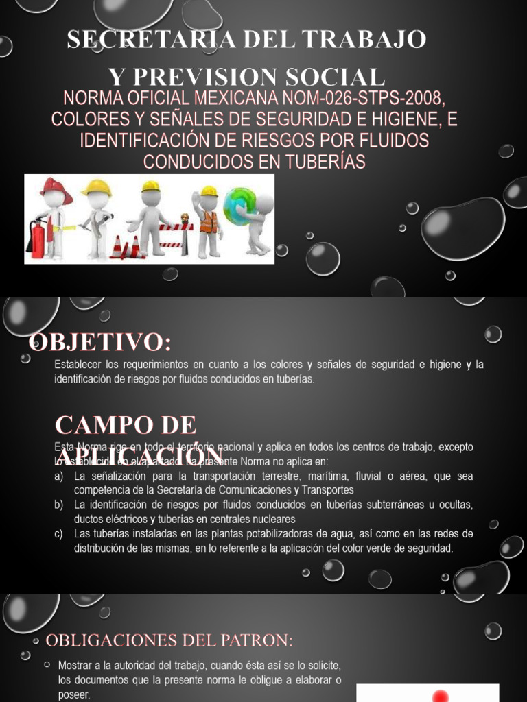 NORMA Oficial Mexicana NOM-026-STPS-2008 | PDF