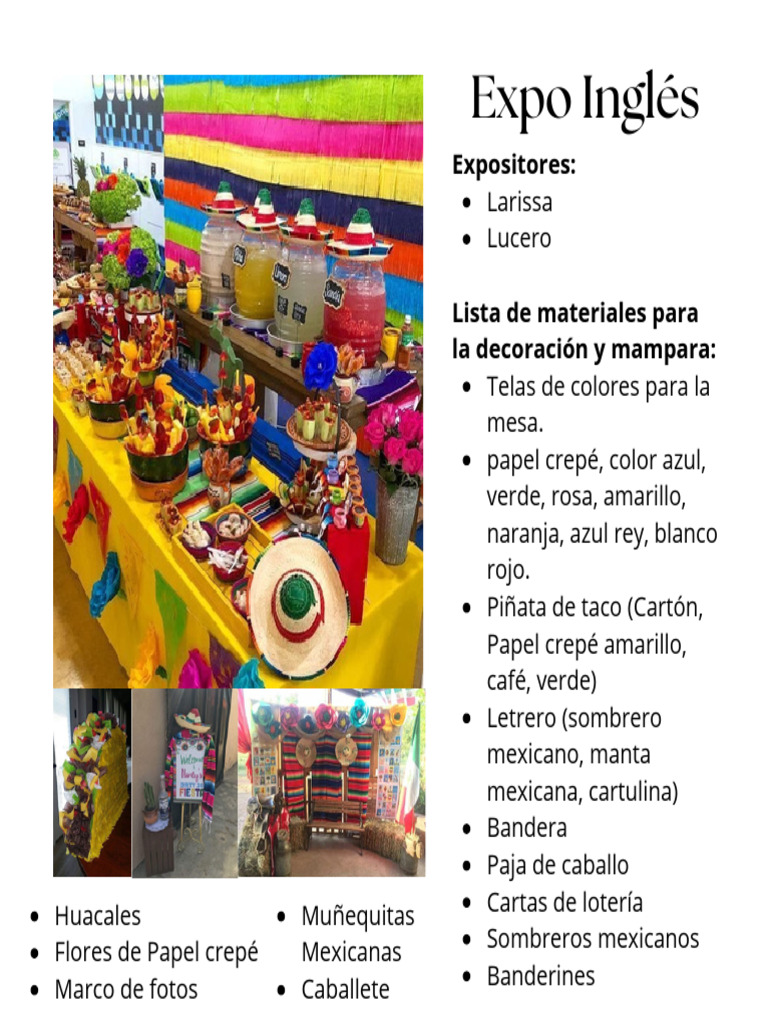 Expo Inglés | PDF | Alimentos | Comida y bebida