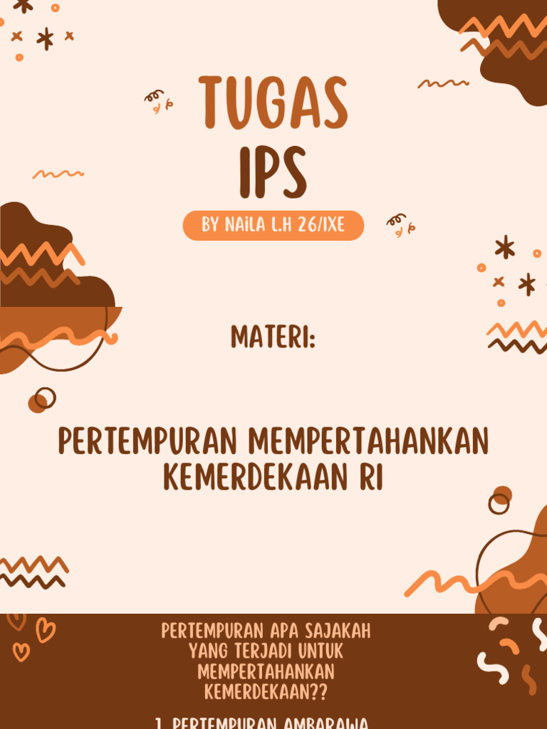 Cokelat Dan Krem Estetik Lucu Tugas Kelompok Presentasi 20240312 | PDF