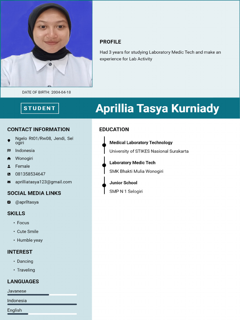English CV Nyoi | PDF