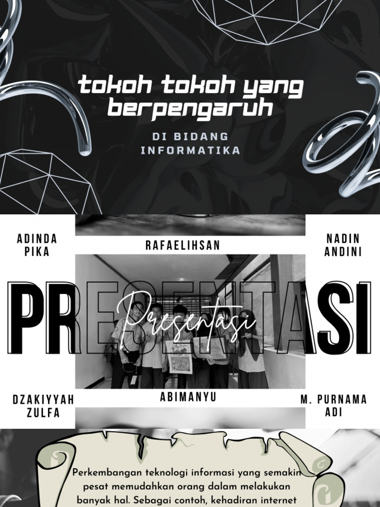 Tokoh Tokoh Penting Dalam Teknologi | PDF