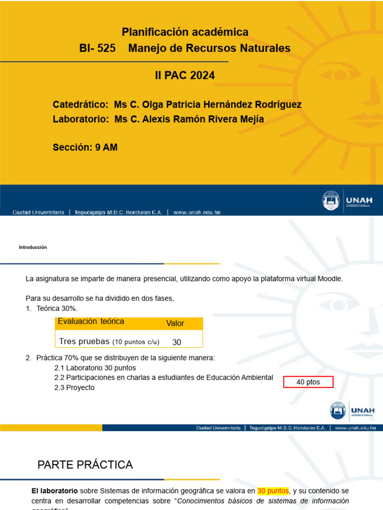 Presentación de Clase II PAC 2024 | PDF | Sistema de información geográfica | Laboratorios