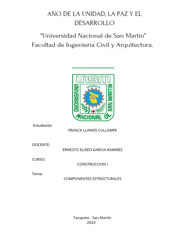 Los Componentes Estructurales | Descargar gratis PDF | Fundación ...