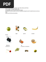 Fruit Rhythm Chart | PDF