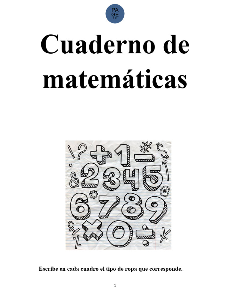 Cuaderno de Matemáticas Eduardo | PDF
