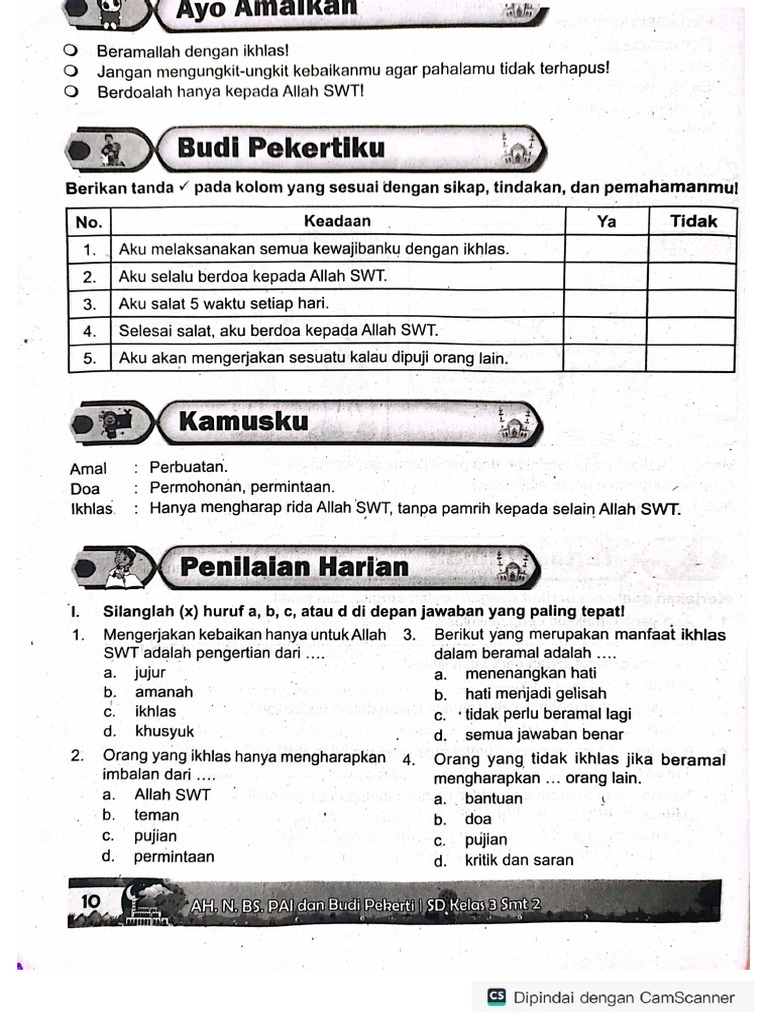Bank Soal Kelas 3 | PDF
