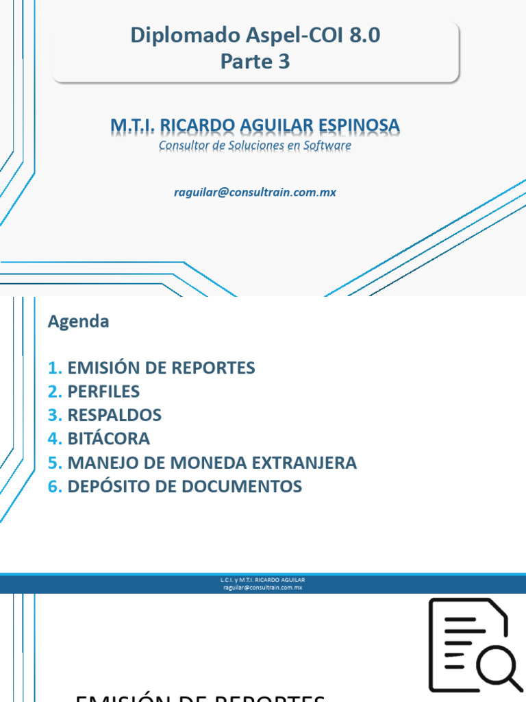 Diplomado en Aspel-COI Parte3 | PDF | Xml | Informática