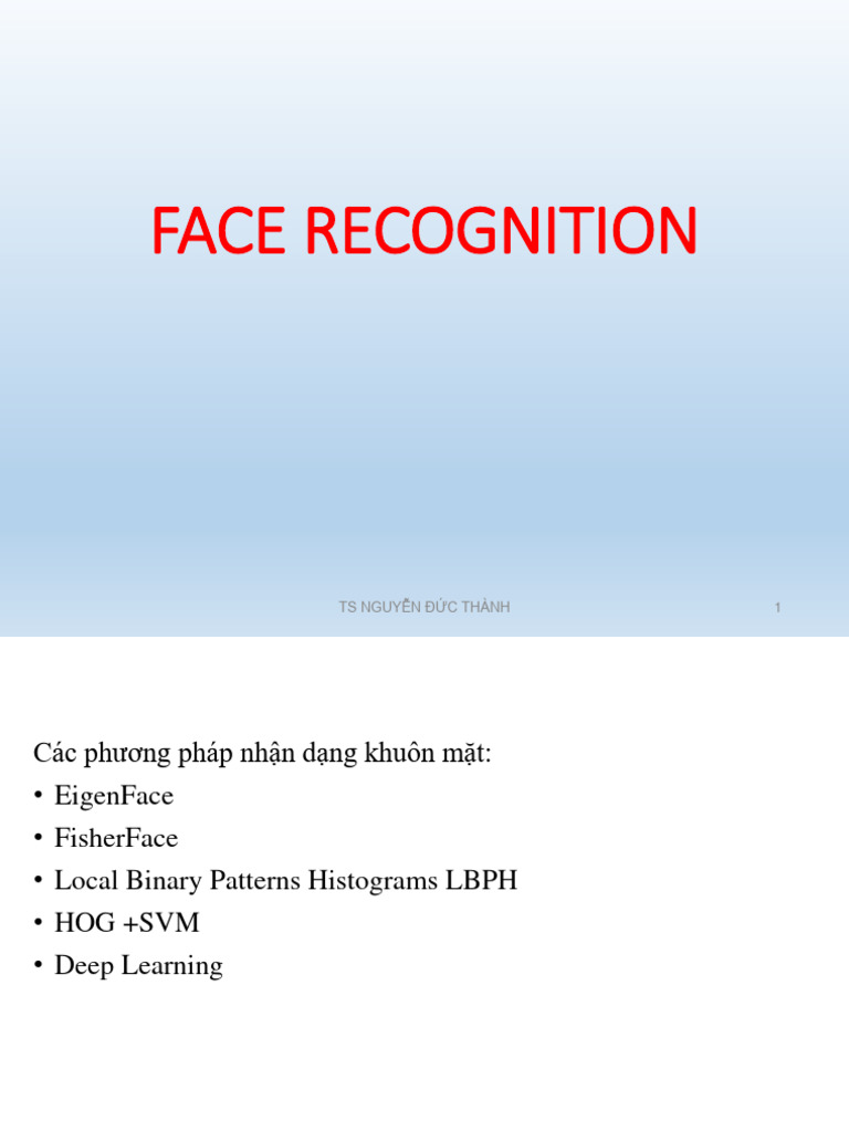 C9d Face Recognition | PDF