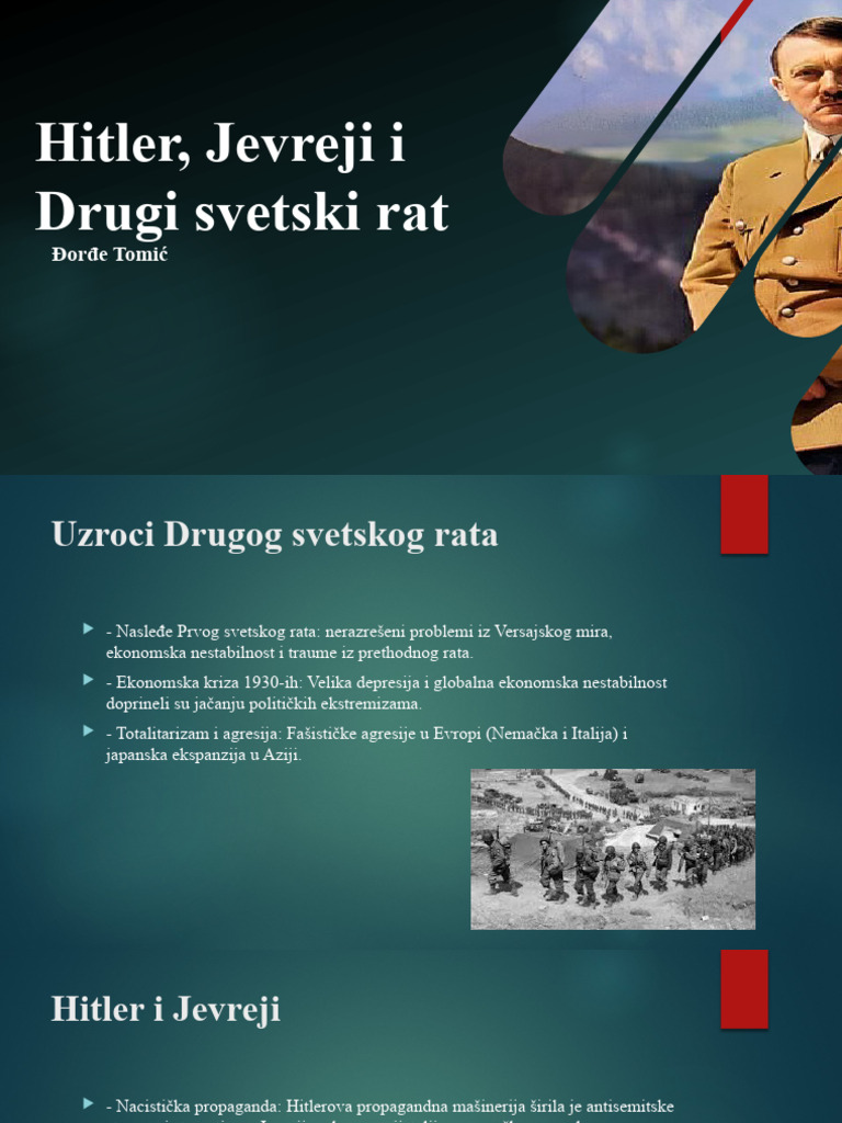 Hitler, Jevreji i Drugi Svetski Rat | PDF