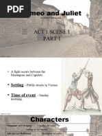 Act 1 Scene 1 Analysis of Romeo and Juliet | PDF