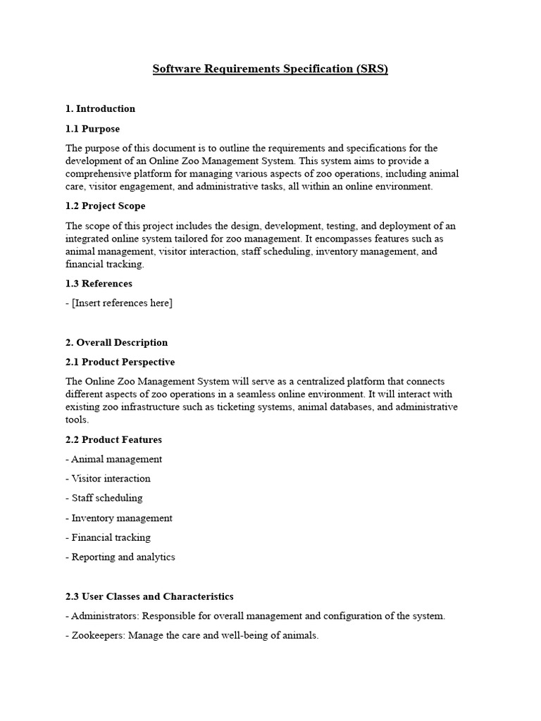 Zoo Srs | PDF | Computer Keyboard | Databases