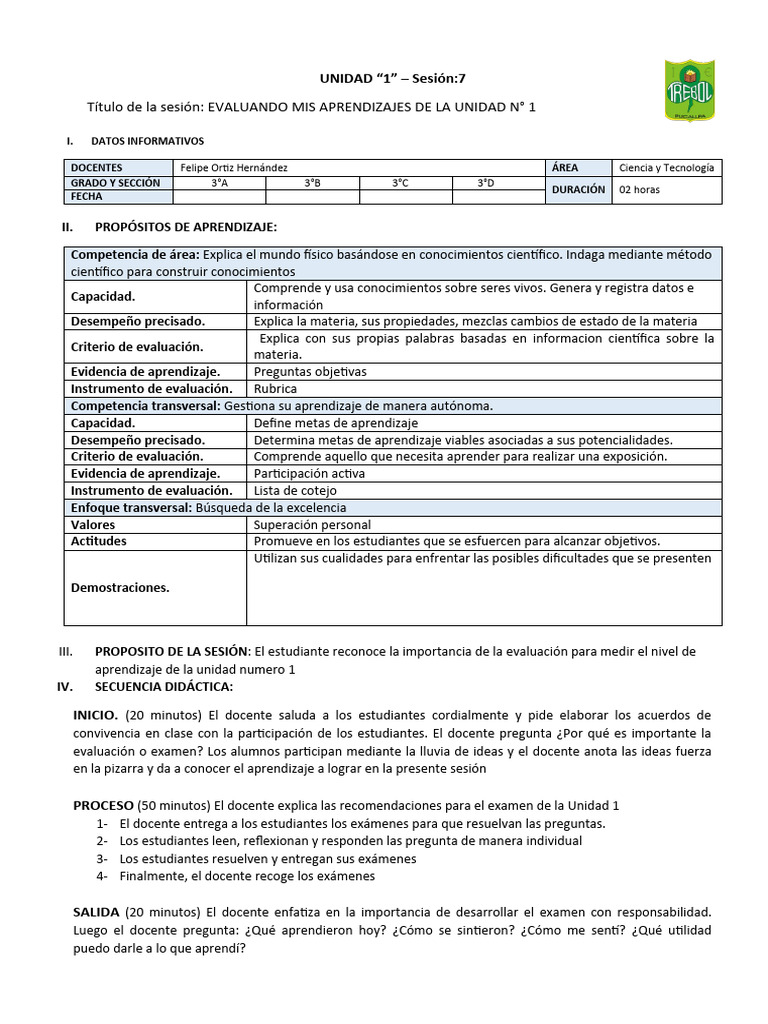 Evaluando Mis Aprendizajes 3° | PDF | Evaluación | Aprendizaje