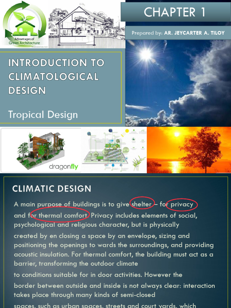 Introduction To Climatological Design | PDF | Climate | Wound