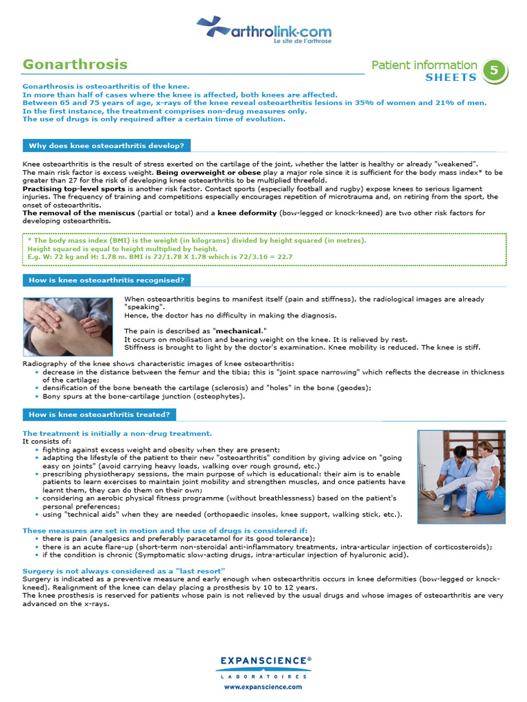 Gon Arthrosis | PDF | Osteoarthritis | Knee
