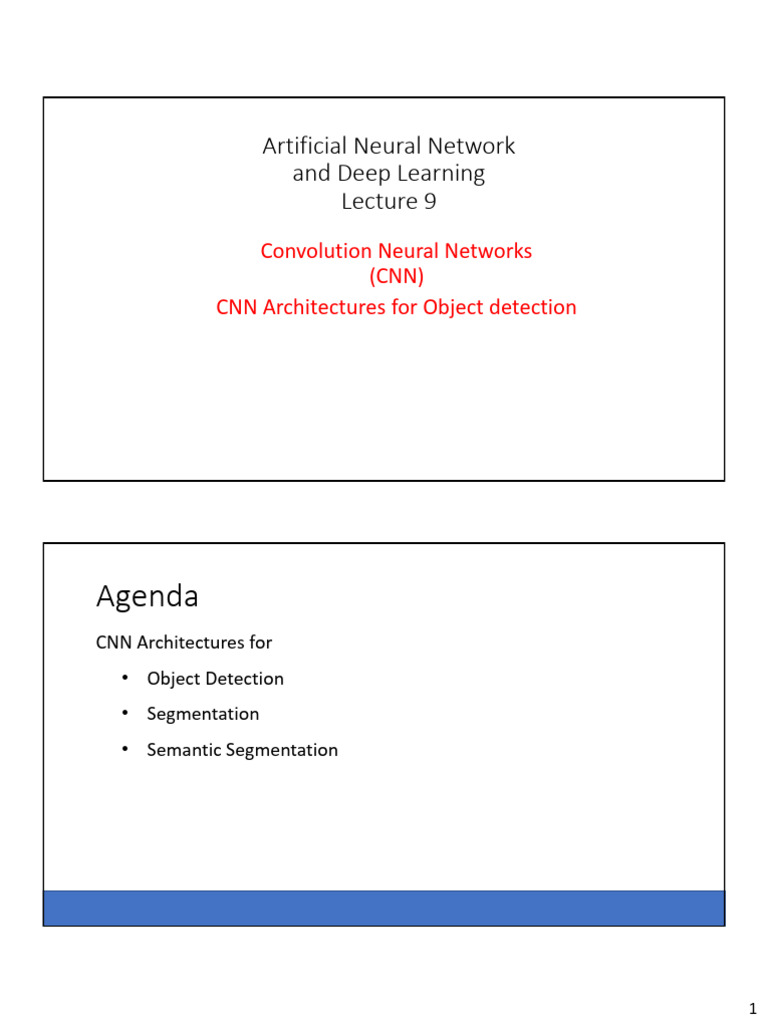 NN 09 | PDF | Deep Learning | Image Segmentation