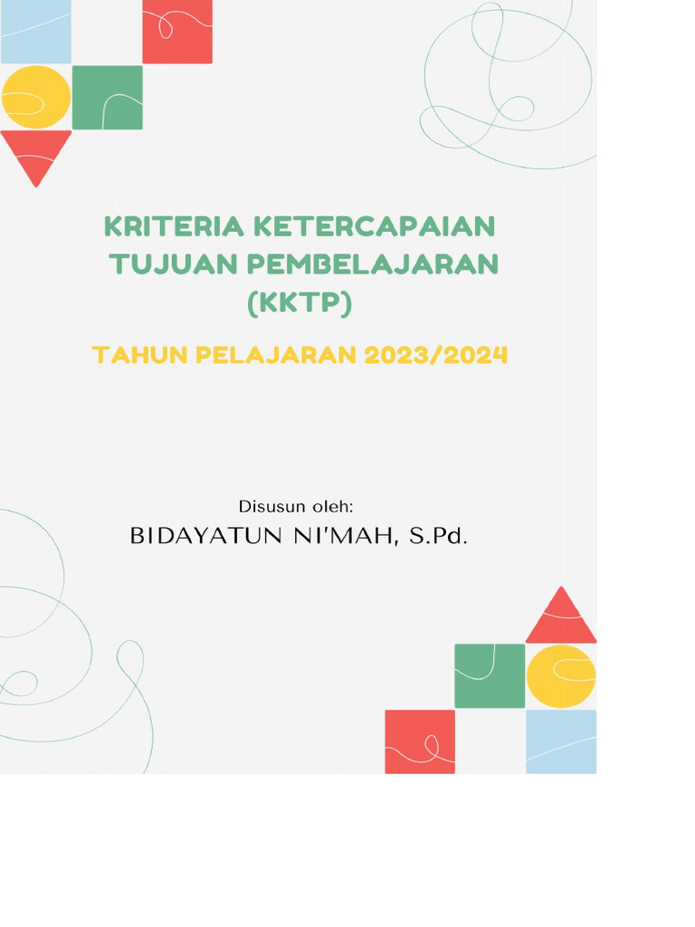 Cover KKTP | PDF