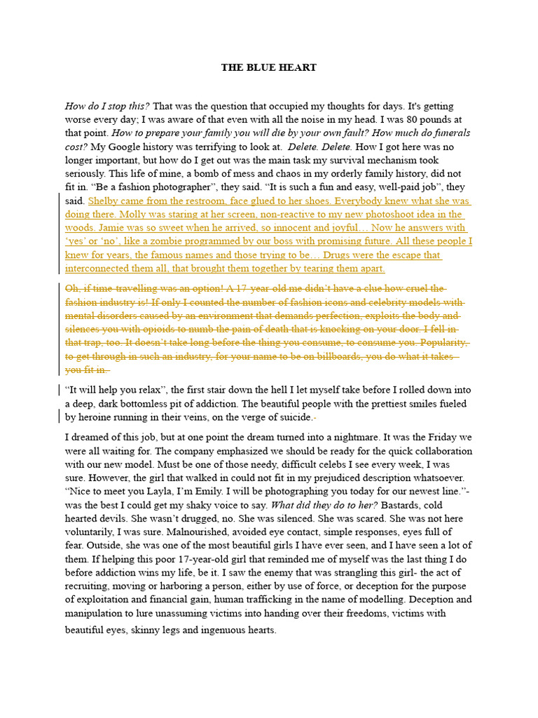 THE BLUE HEART. New Version | PDF