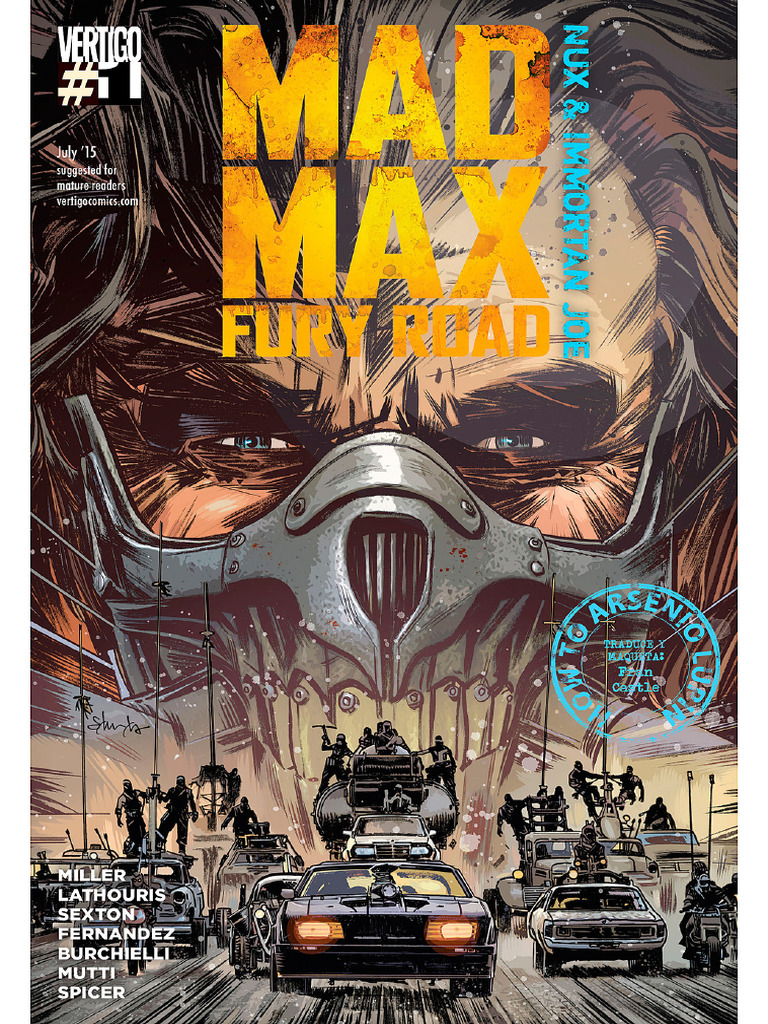 Mad Max Fury Road - Part 1. Nux and Immortan Joe | PDF