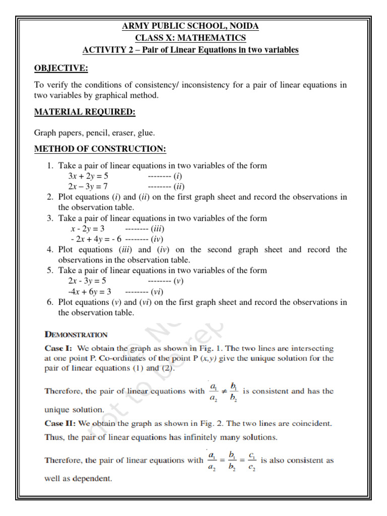 Act. 2 Linear Equations | PDF