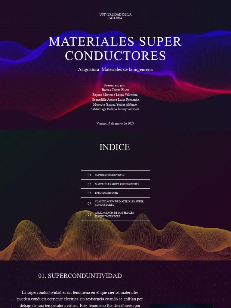 Exposicion de Materiales Superconductores | Descargar gratis PDF | Superconductividad | Campo ...