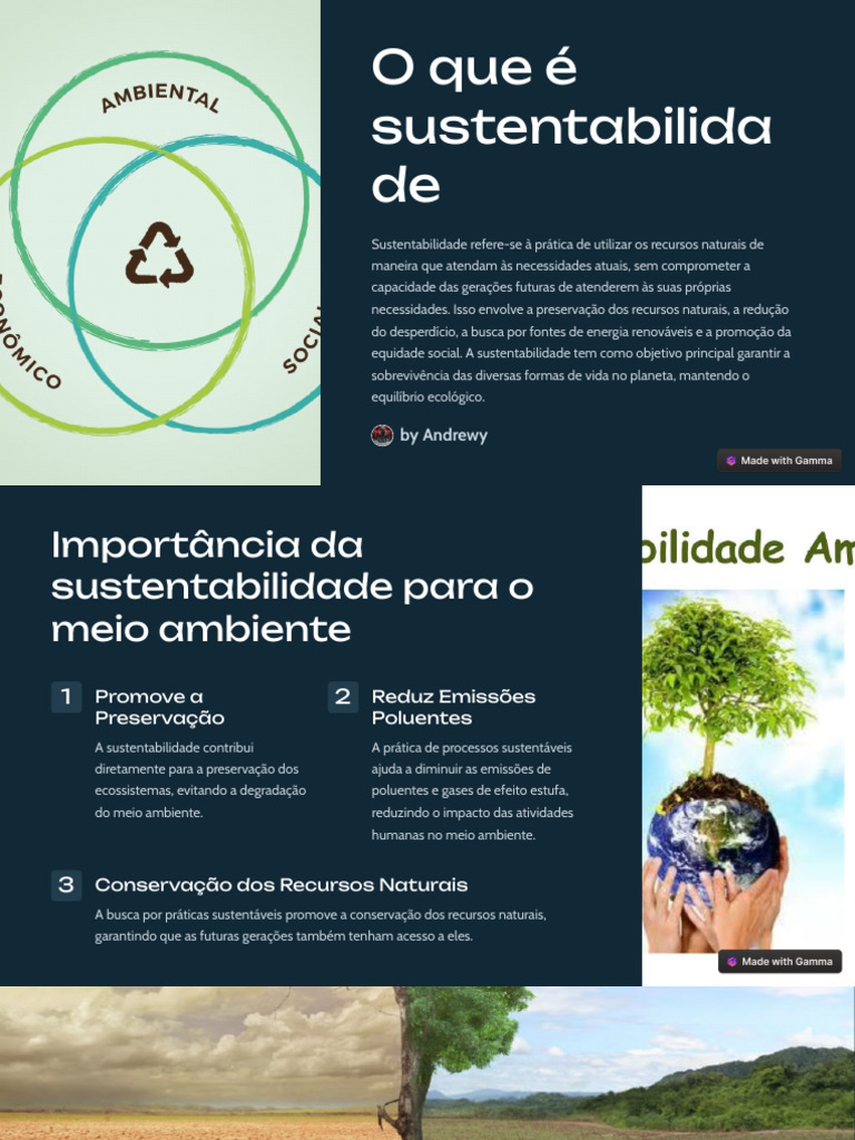 O Que E Sustentabilidade Pdf Aquecimento Global E Mudança Climática