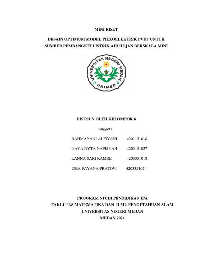 Mini - Riset - Rangkaian - Listrik - Kelompok 6 | PDF | Sains & Matematika | Teknologi & Rekayasa