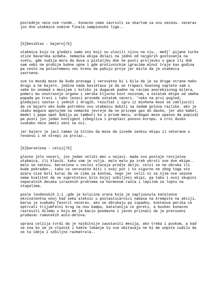 Cetvrti Kvoter | PDF